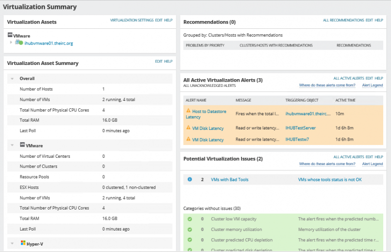 VMware Monitoring with SolarWinds - Xieles Support