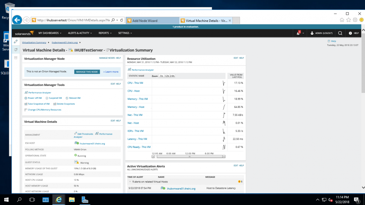 VMware Monitoring with SolarWinds - Xieles Support
