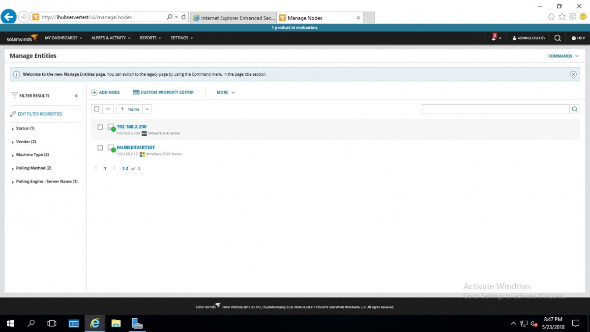 VMware Monitoring with SolarWinds - Xieles Support