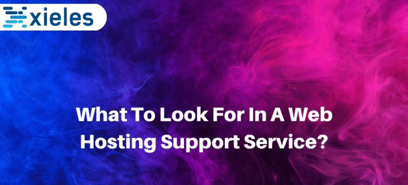 What To Look For In A Web Hosting Support Service? - Xieles Support