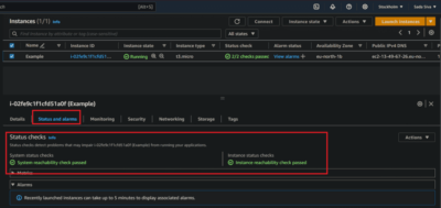 AWS Issue: Instance Reachability Check Failed - Xieles Support
