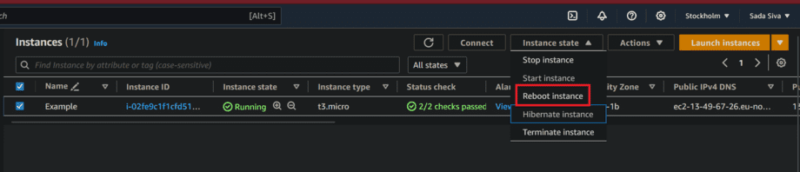 AWS Issue: Instance Reachability Check Failed - Xieles Support